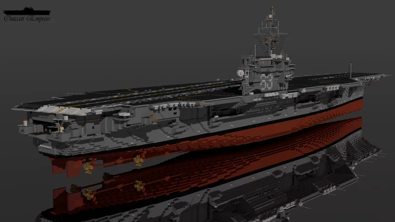 USS Kitty Hawk (CV-63) 2008 Minecraft Map