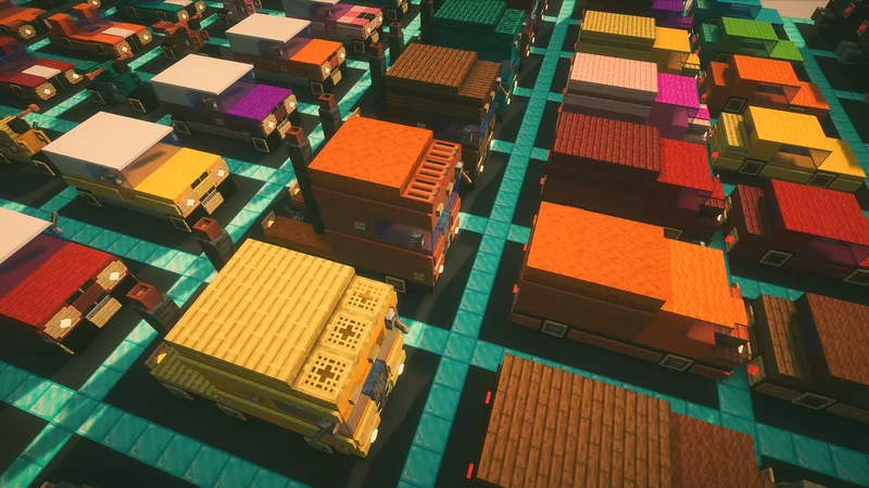 🚗Ultimate Vehicle Pack – 72 Cars, Trucks & Motorcycles🏍️ Minecraft Map