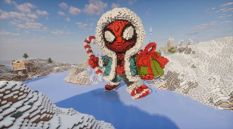 Holiday Spider-Hero Minecraft Map