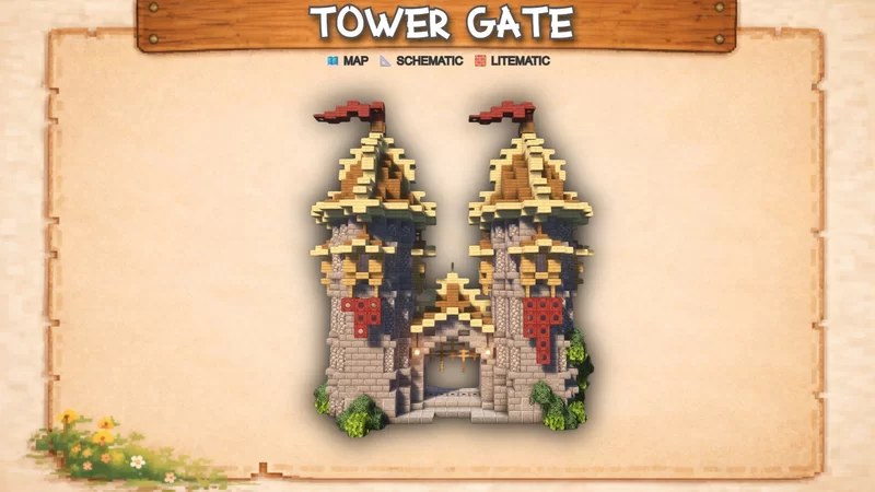 Amberhold - Tower Gate Minecraft Map