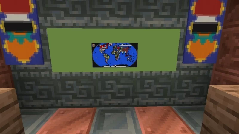 Ant Scale World Flag Map Minecraft Map