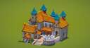 Medieval Orange Villa Minecraft Map