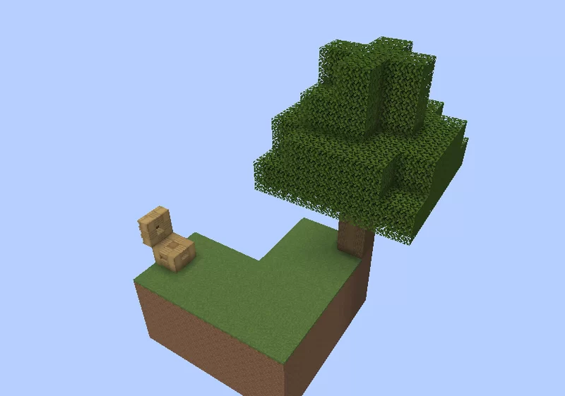 Giant Skyblock Minecraft Map