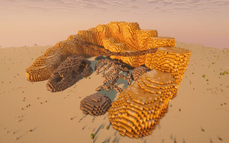 A Lonely Skeleton (Skeleton, Desert, Mountain, FREE) Minecraft Map