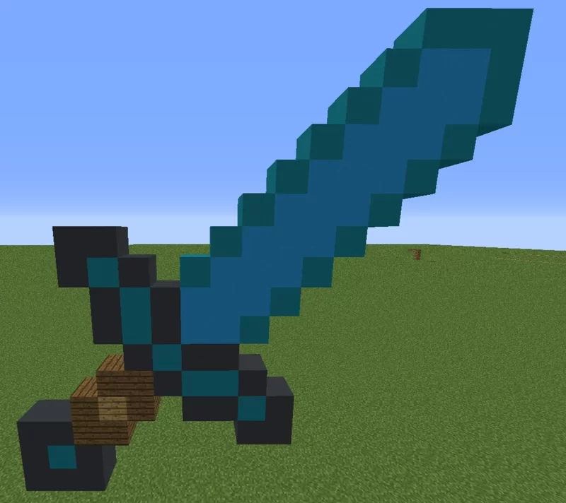 Diamond Sword 2D One. Minecraft Map