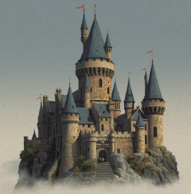 Castle Map Art 3D Minecraft Map