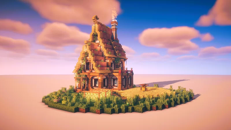 🏡 Medieval Farmhouse – Download! Minecraft Map