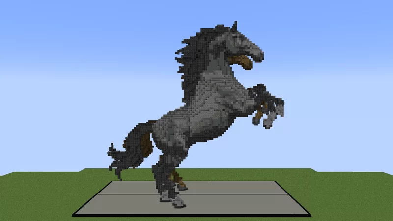 Horse Statue Minecraft Map