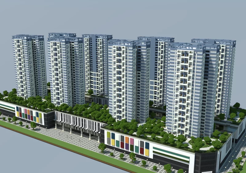 High rise building colony | Minecraft Minecraft Map