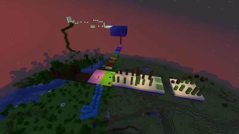 My first ever map Minecraft Map