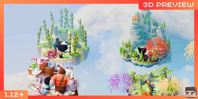 Arena pack x4 | 75x75 | CartoonGuys Minecraft Map