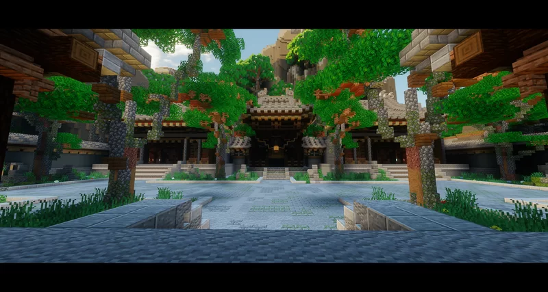 1.12.2+ 1.20.4 China Dungeon Map Ancient Military Camp 艾尔1c翻新地图-《林中军营 ...