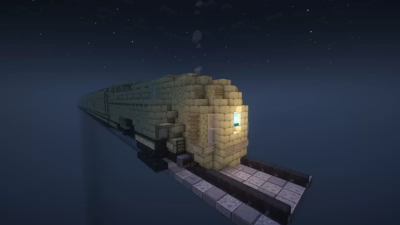 Эндер поезд / Ender train Minecraft Map