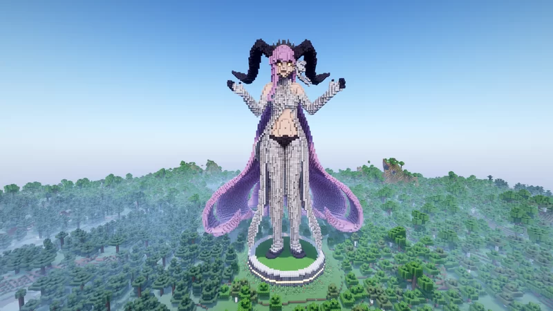 Minecraft Kingprotea |Fate/Grand Order| Statue Minecraft Map