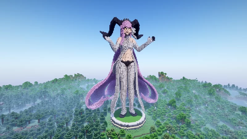 Minecraft Kingprotea |Fate/Grand Order| Statue Minecraft Map