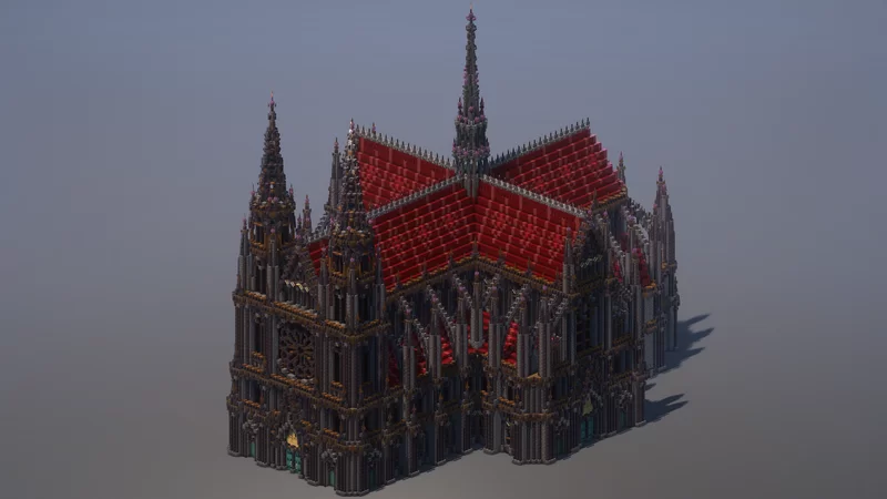 Dark Gothic Cathedral Minecraft Map