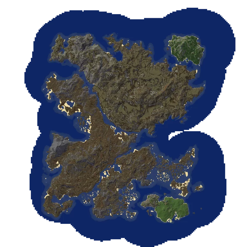 A true Survival Island map Minecraft Map