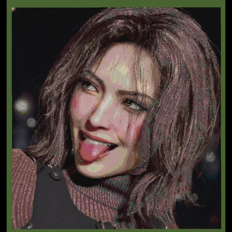 Ada Wong Pixel Art Minecraft Map