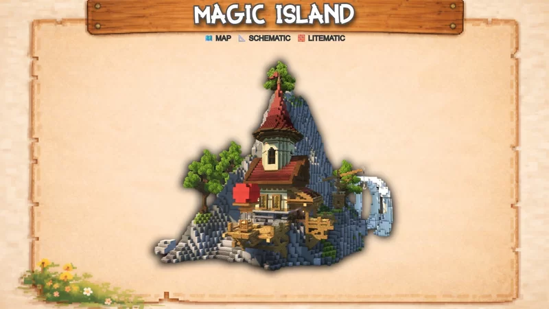Magic Island Minecraft Map