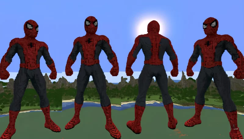 The Blocky Guardian: Spider-Man Minecraft Map