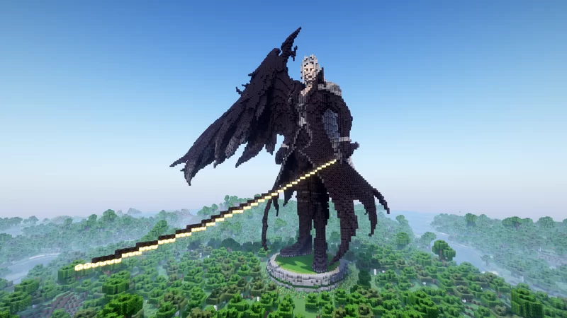 Minecraft Sephiroth |Dissidia NT-Final Fantasy| Statue Minecraft Map