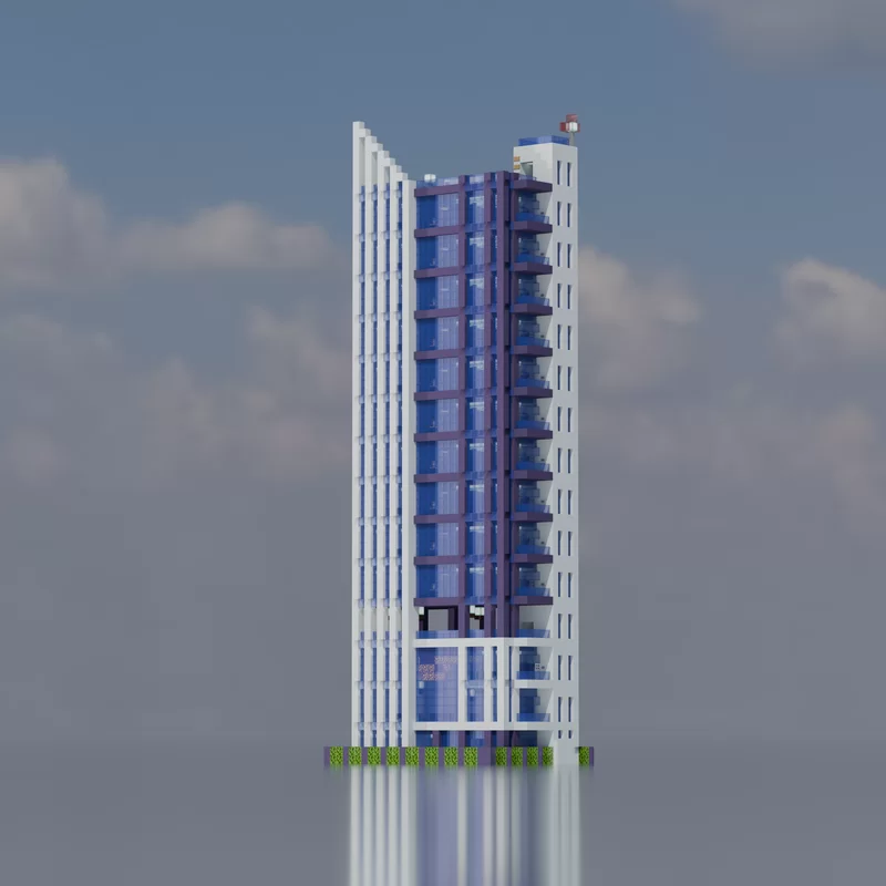 One Elemental Tower Minecraft Map