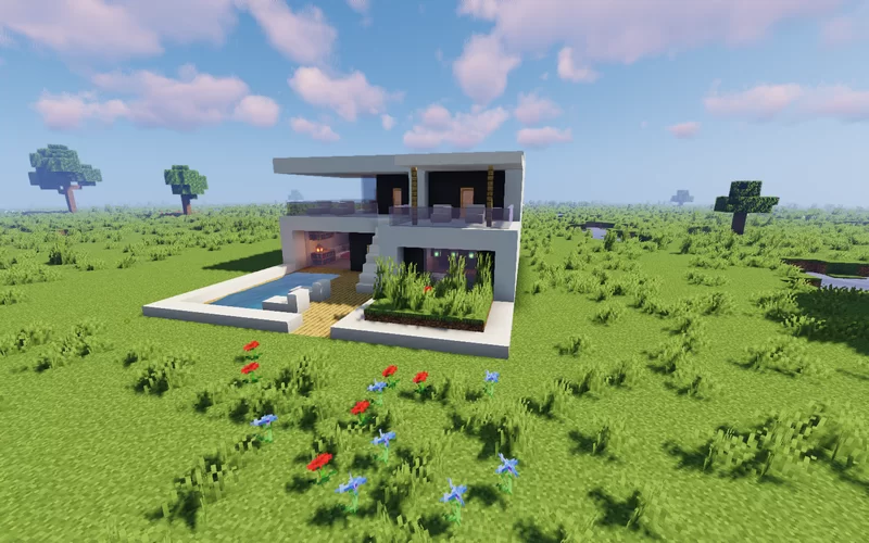 Modern House 1.16.5 Minecraft Map