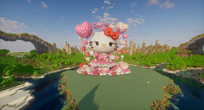 Free. Pink Perfection Megabuild Minecraft Map