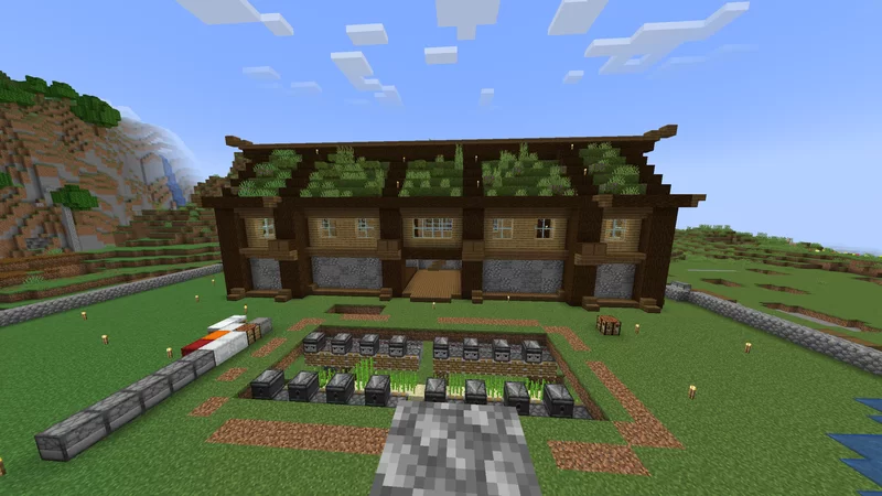 Medival mid game house Minecraft Map