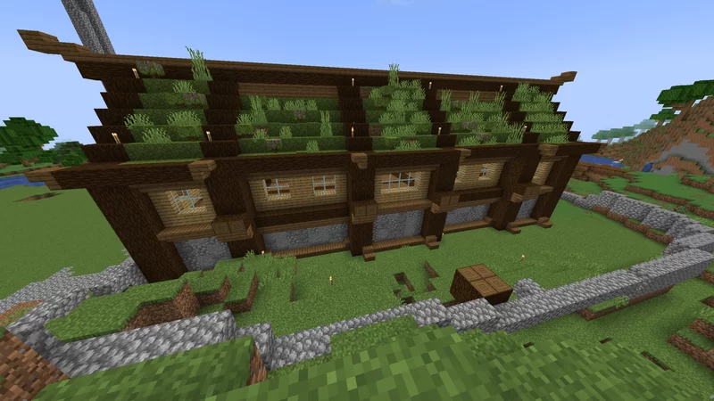 Medival mid game house Minecraft Map
