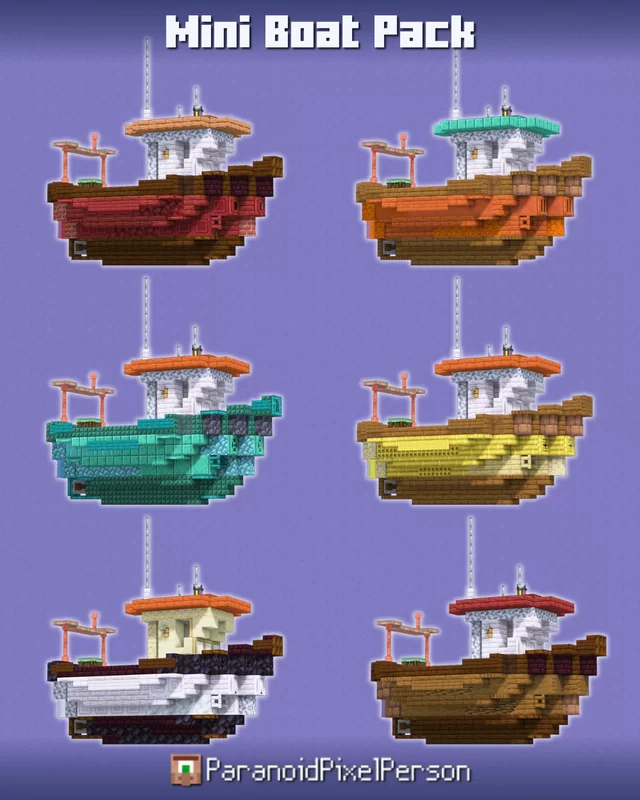 Mini Boat Pack! Minecraft Map