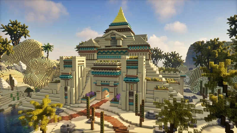 Mega Desert Pyramid - Survival Spawn Minecraft Map