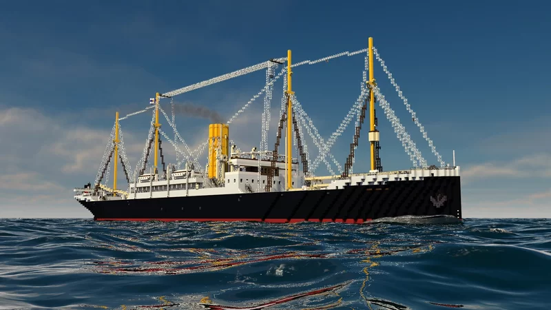 S.S. Preussen, S.S. Sachsen, S.S. Bayern (Hamburg America Line) - Cargo ...