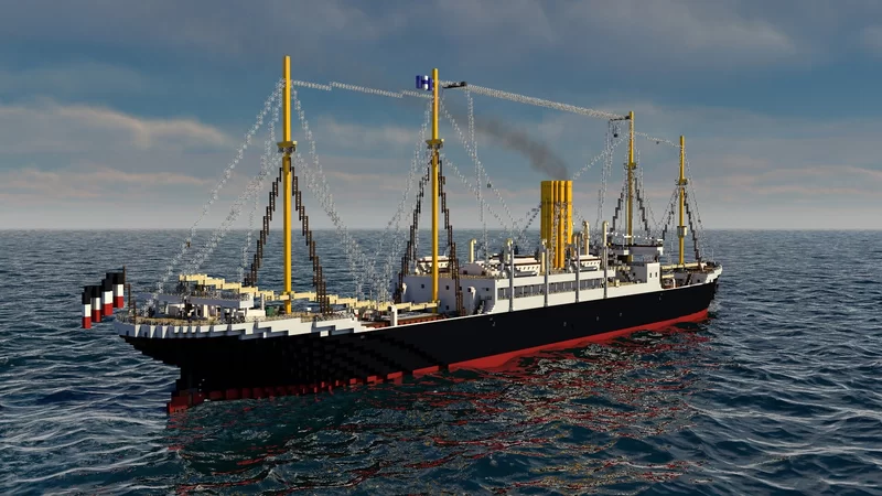 S.S. Preussen, S.S. Sachsen, S.S. Bayern (Hamburg America Line) - Cargo ...