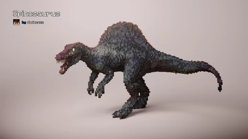 Jurassic Park Spinosaurus（Free download） Minecraft Map