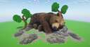 Minecraft Resting Bear Statue Minecraft Map