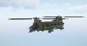 ACH-47A "Chinook" Gunship Helicopter (1.5:1 Scale) Minecraft Map