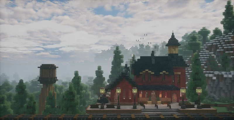 Northern Train Station Minecraft Map