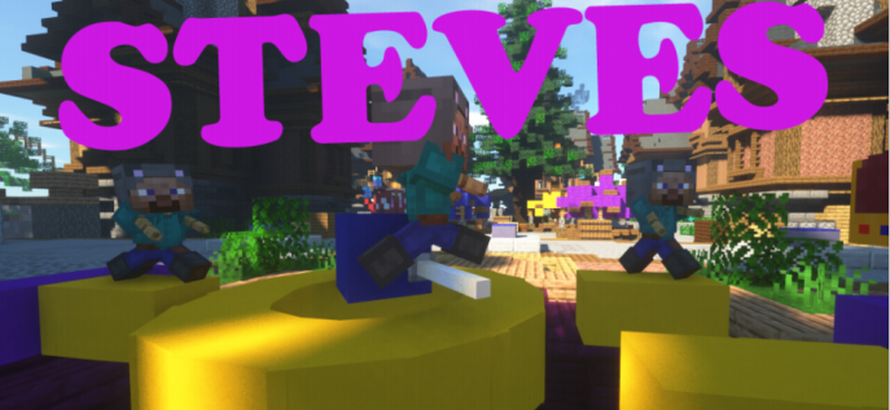 Fall Steves (Fall guys in MC) Minecraft Server