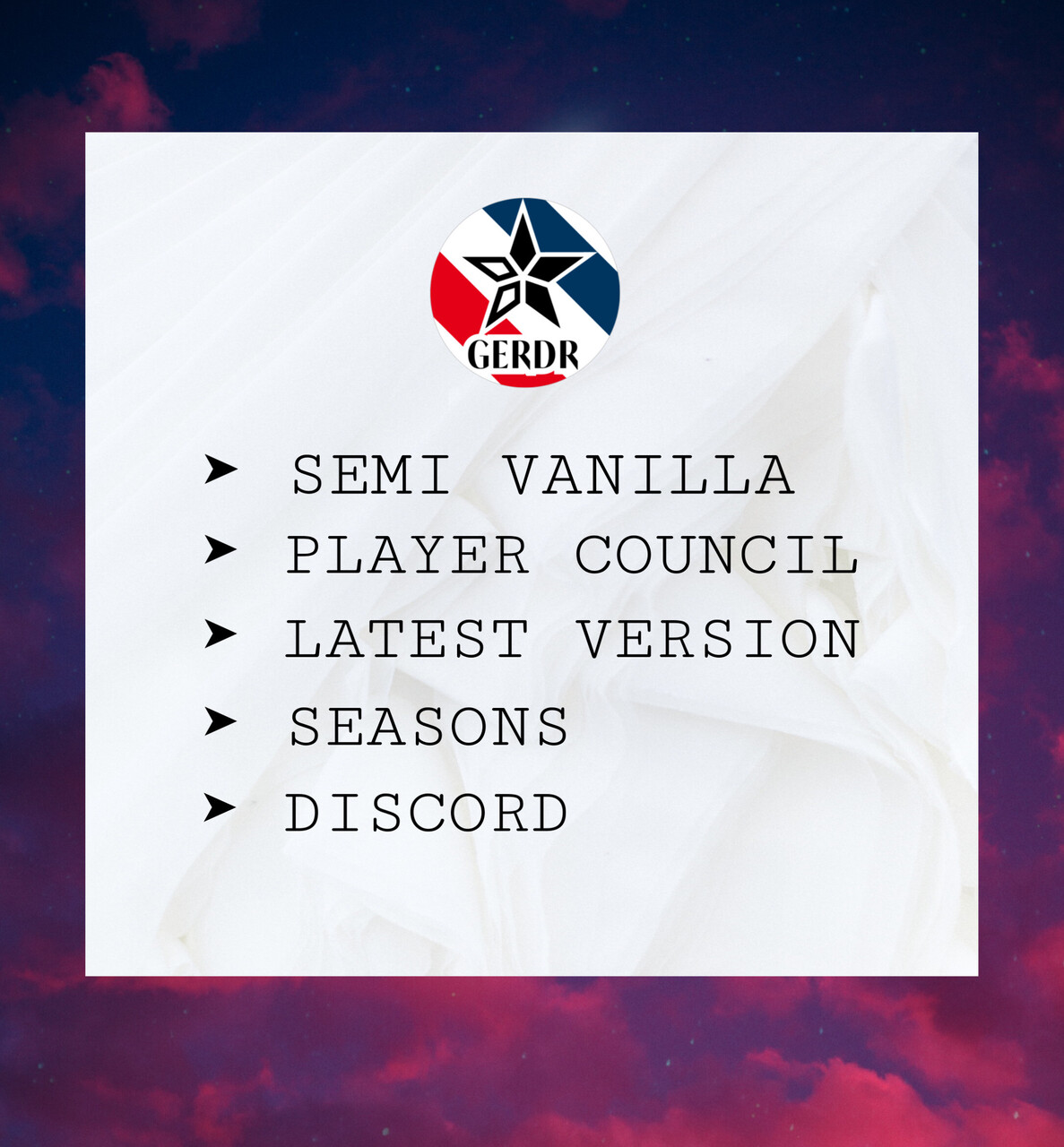 Gerdr | VANILLA PLUS Minecraft Server
