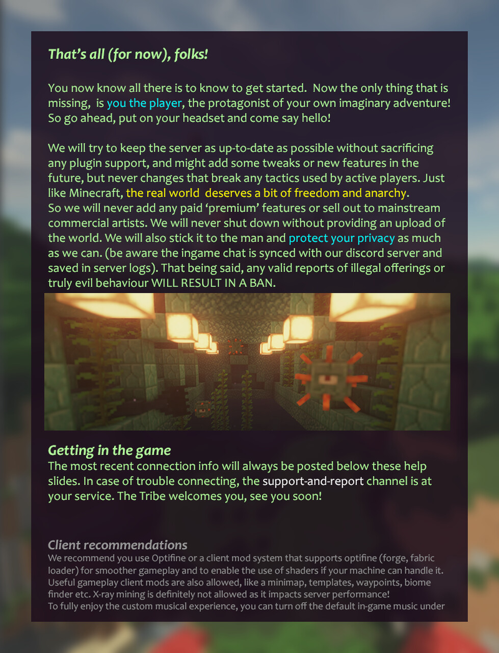 Shanti Tribe Minecraft Server