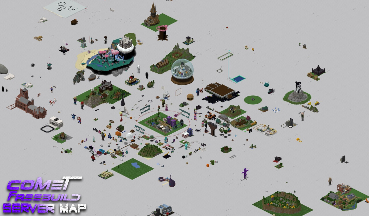 Comet FreeBuild ★ 1.16.4 ★ 1.16.5 ★ Creative ★ Survival ★ Casino ...