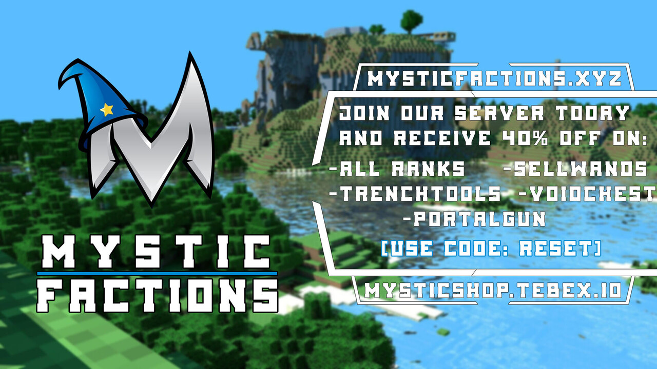 [Mystic Factions]**STAFF NEEDED** Minecraft Server
