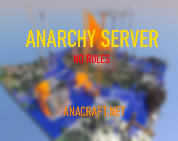 Anacraft.net NO RULES 24/7 100% custom plugins Minecraft Server