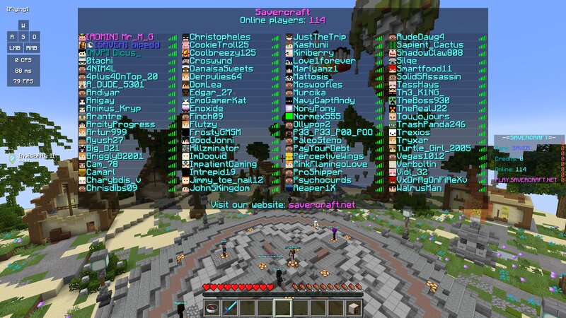 Savercraft, bringing new experiences to Minecraft Minecraft Server