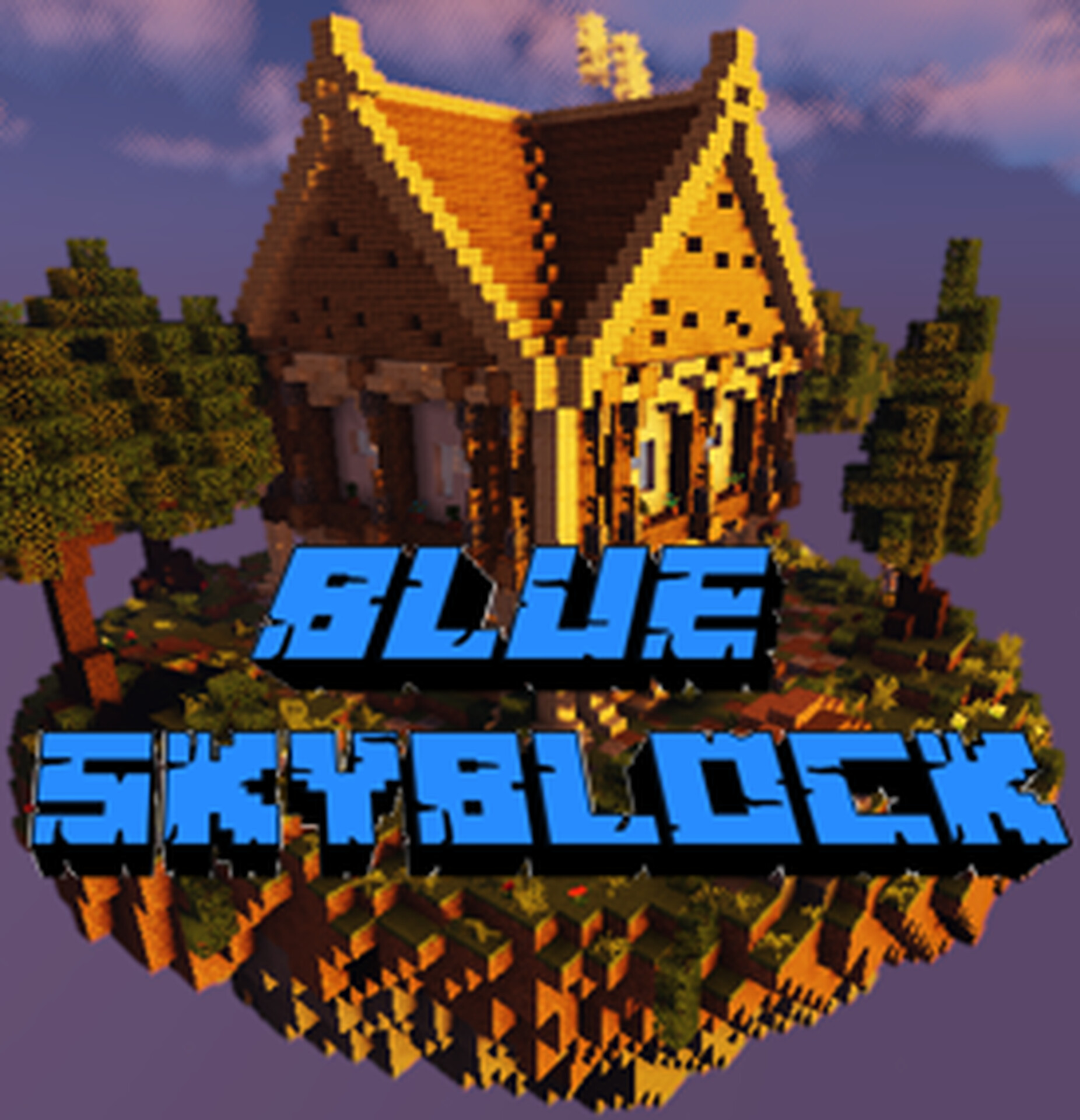 Blue Skyblock Minecraft Server