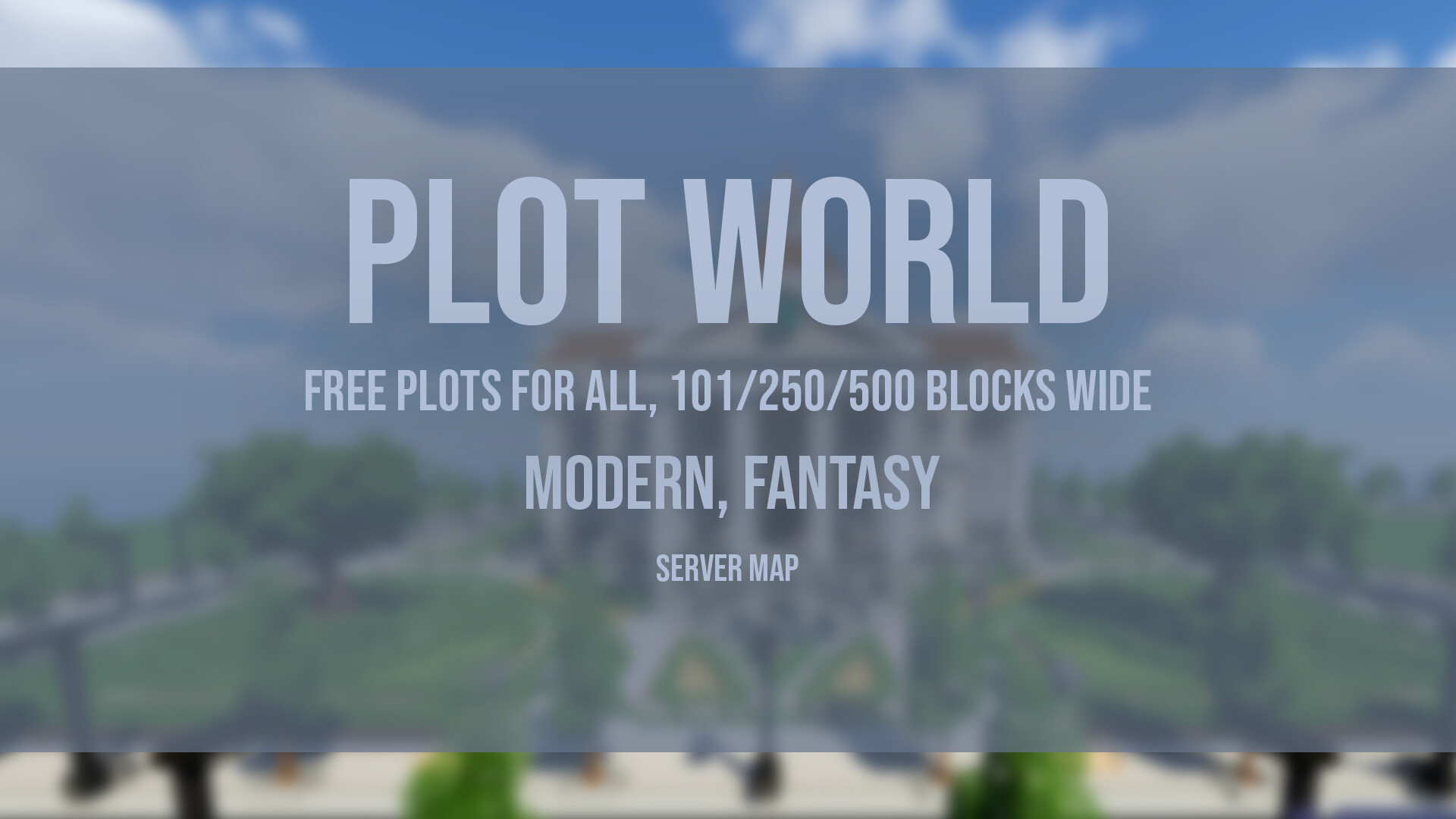 ARCH CREATIVE | MODERN & FANTASY BUILDING SERVER | FREE WORLDEDIT, PLOTS Minecraft Server