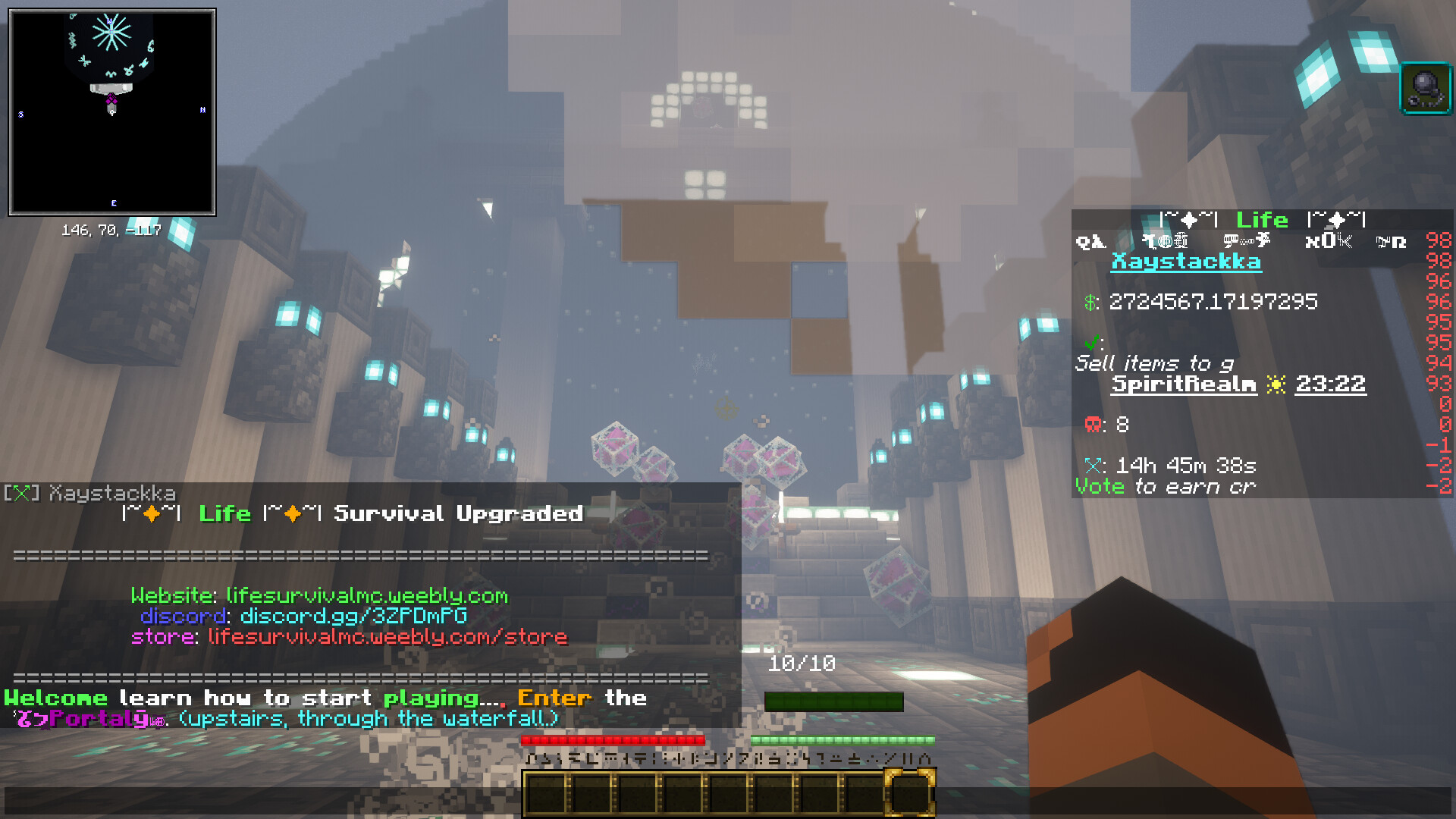 LIFE |~ ~| Survival Upgraded | Looking For Staff | Minecraft Server