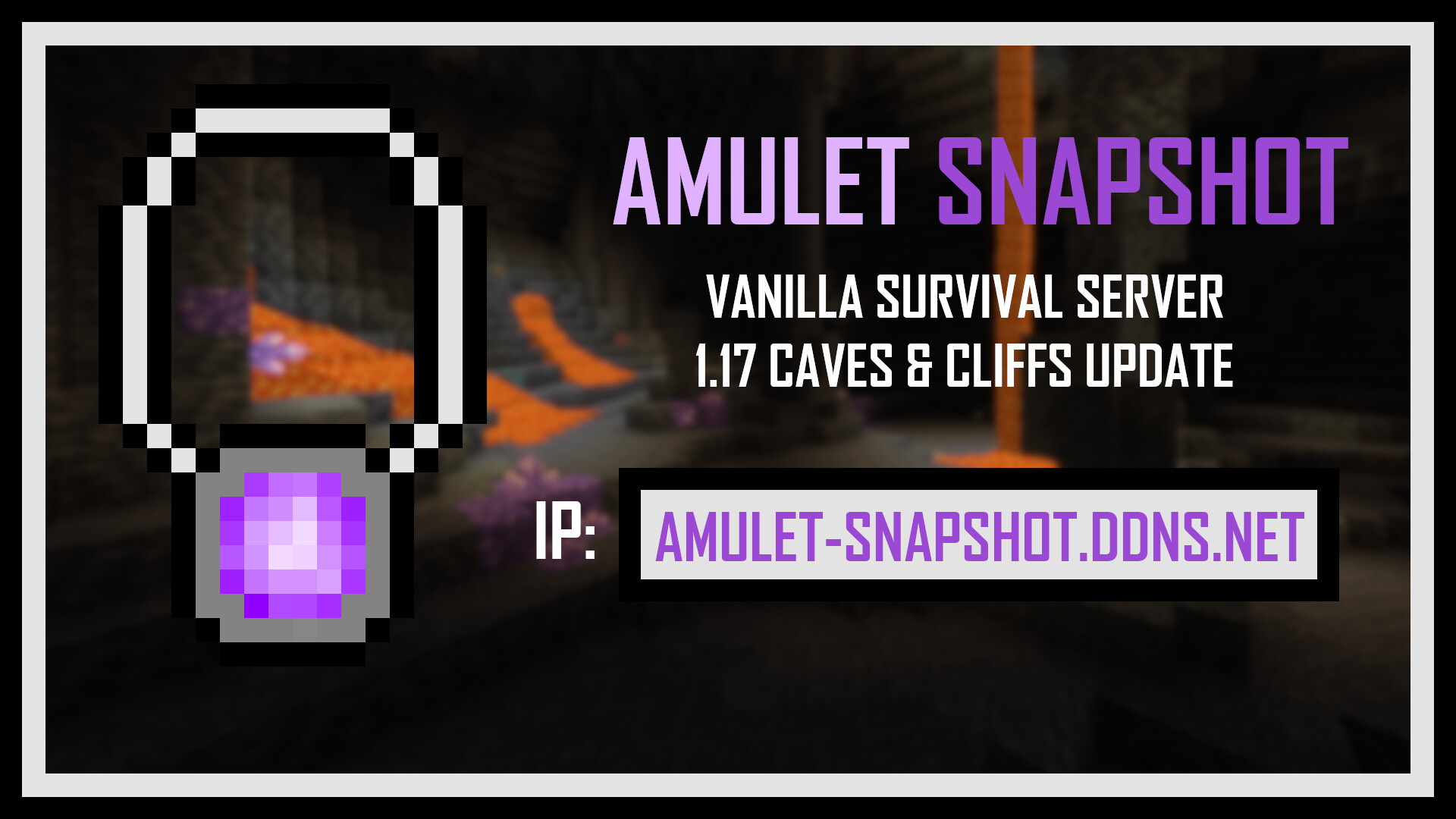 Amulet Snapshot Minecraft Server