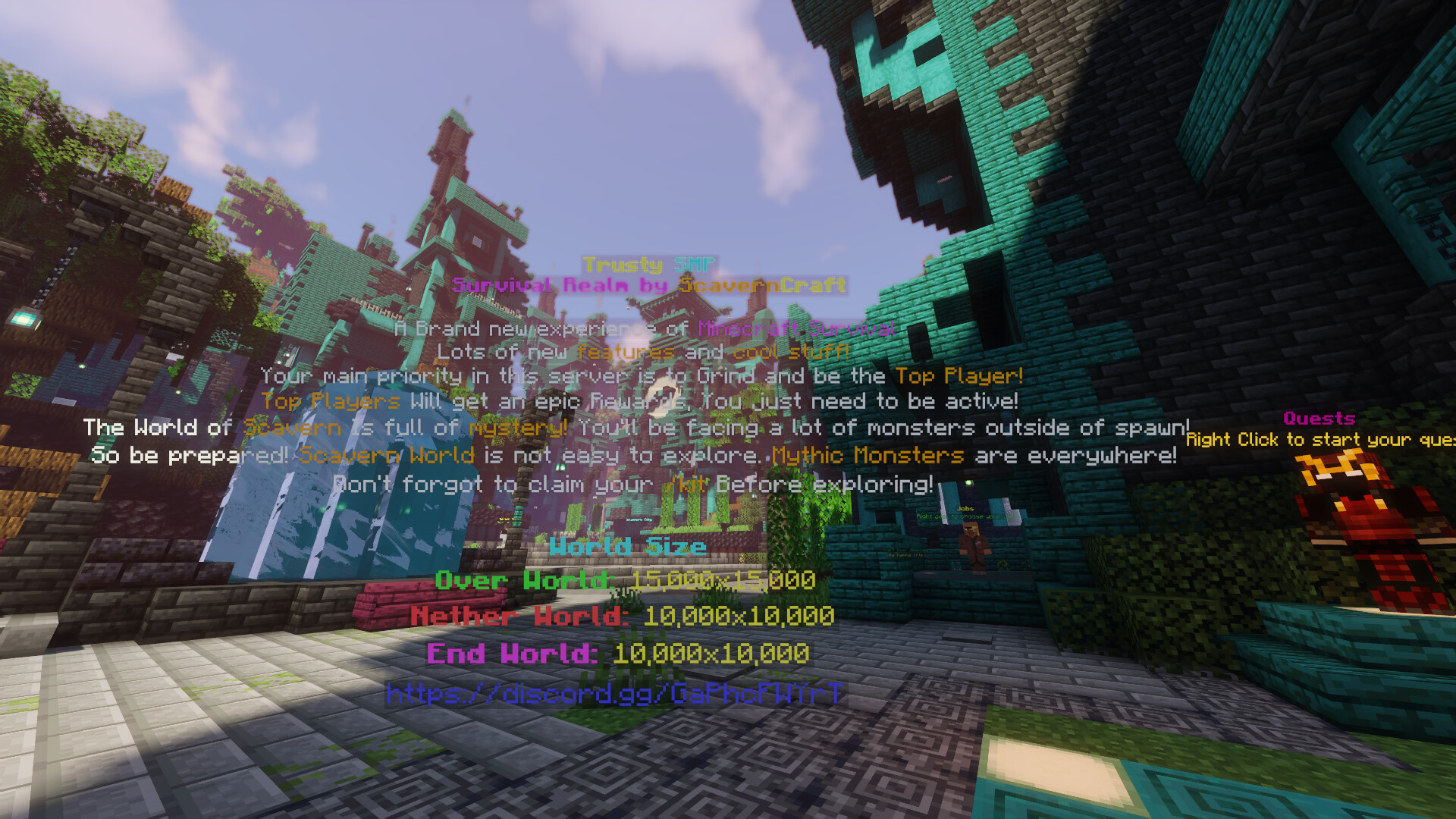 Trusty SMP Reborn of Scavern Craft Minecraft Server